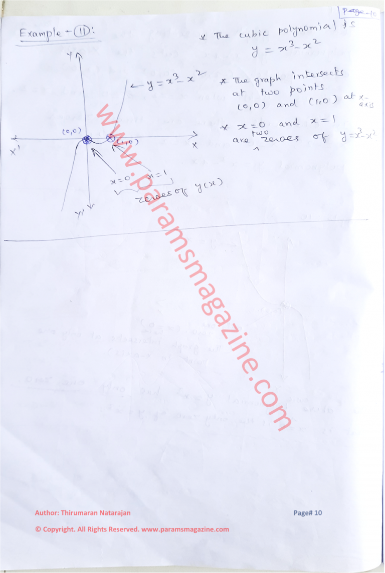 Polynomials - Maths Notes - Class-10 - CBSE - Mathematics - Chapter-2 ...