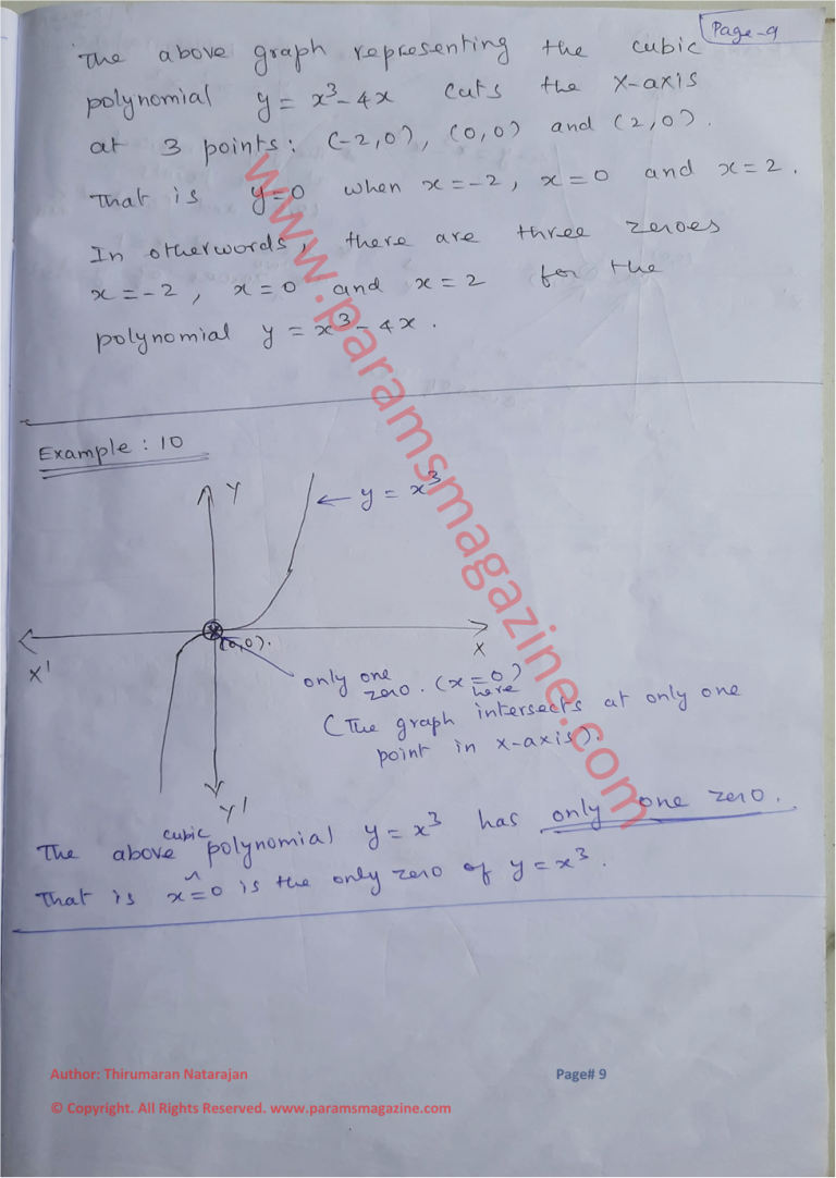 Polynomials - Maths Notes - Class-10 - CBSE - Mathematics - Chapter-2 ... Polynomials - Maths Notes - Class-10 - CBSE - Mathematics - Chapter-2 ...